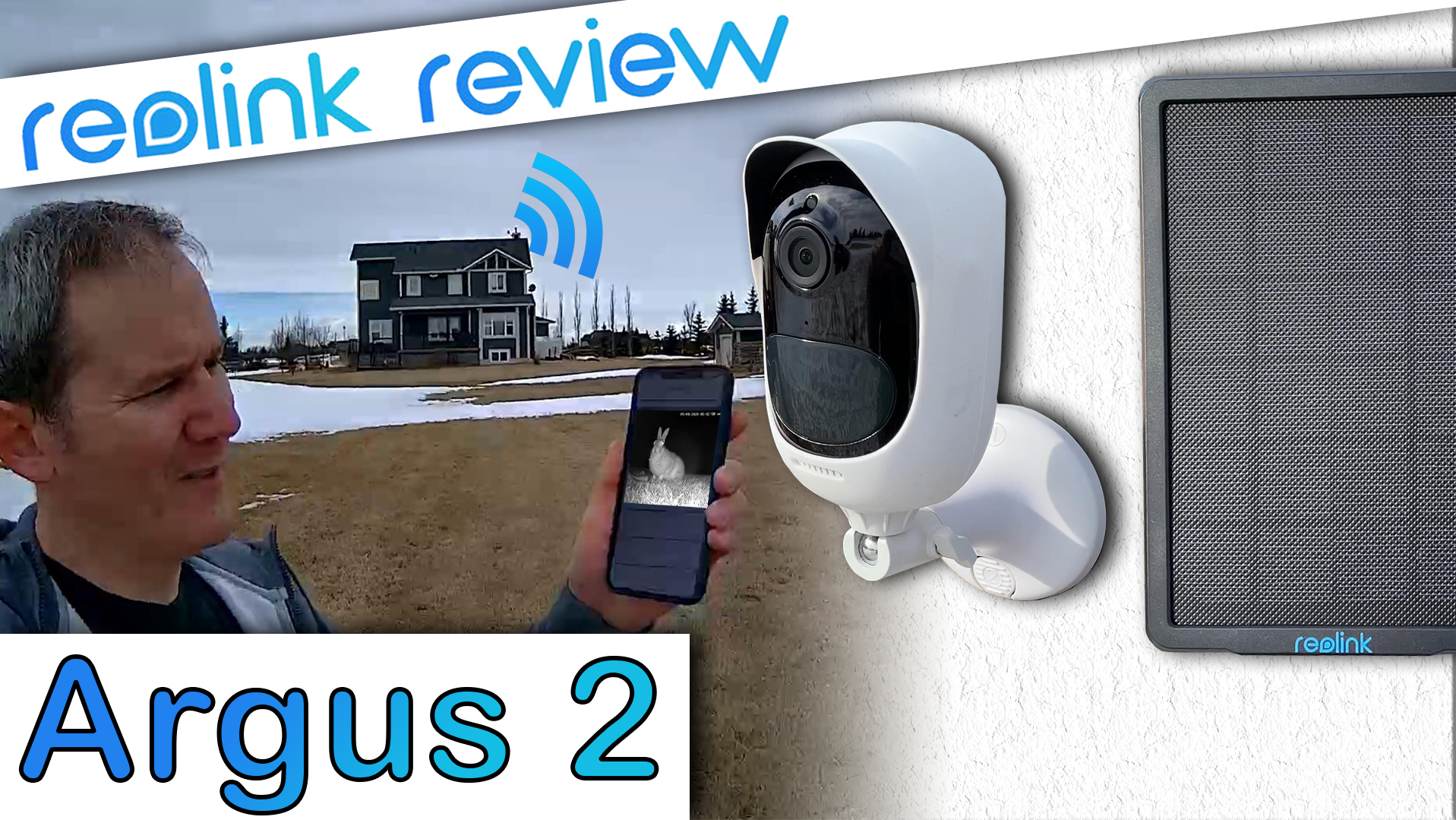 Reolink Argus 2 (WiFi Security Camera) & Solar – Easy setup + Install ...